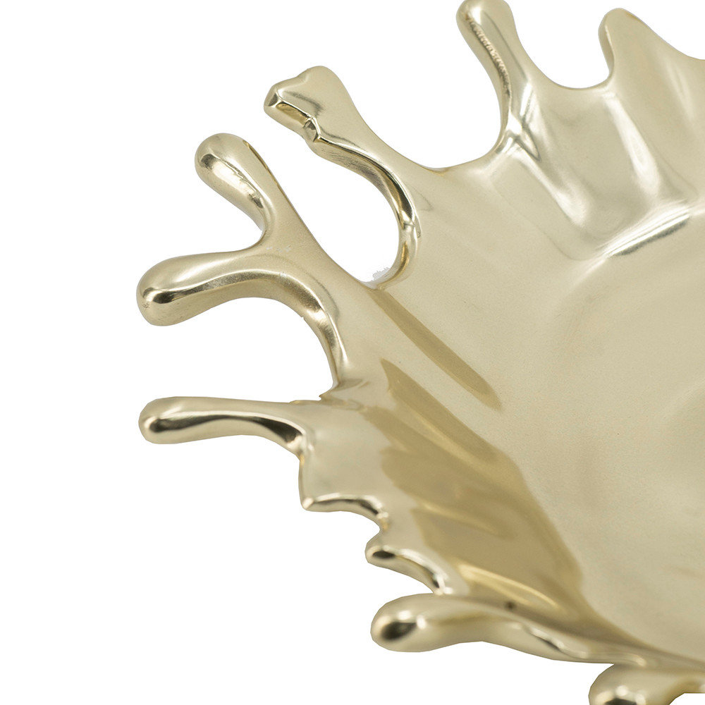 Aluminum Abstract Decorative Platter 17.5x16x2.5" - Contemporary ...