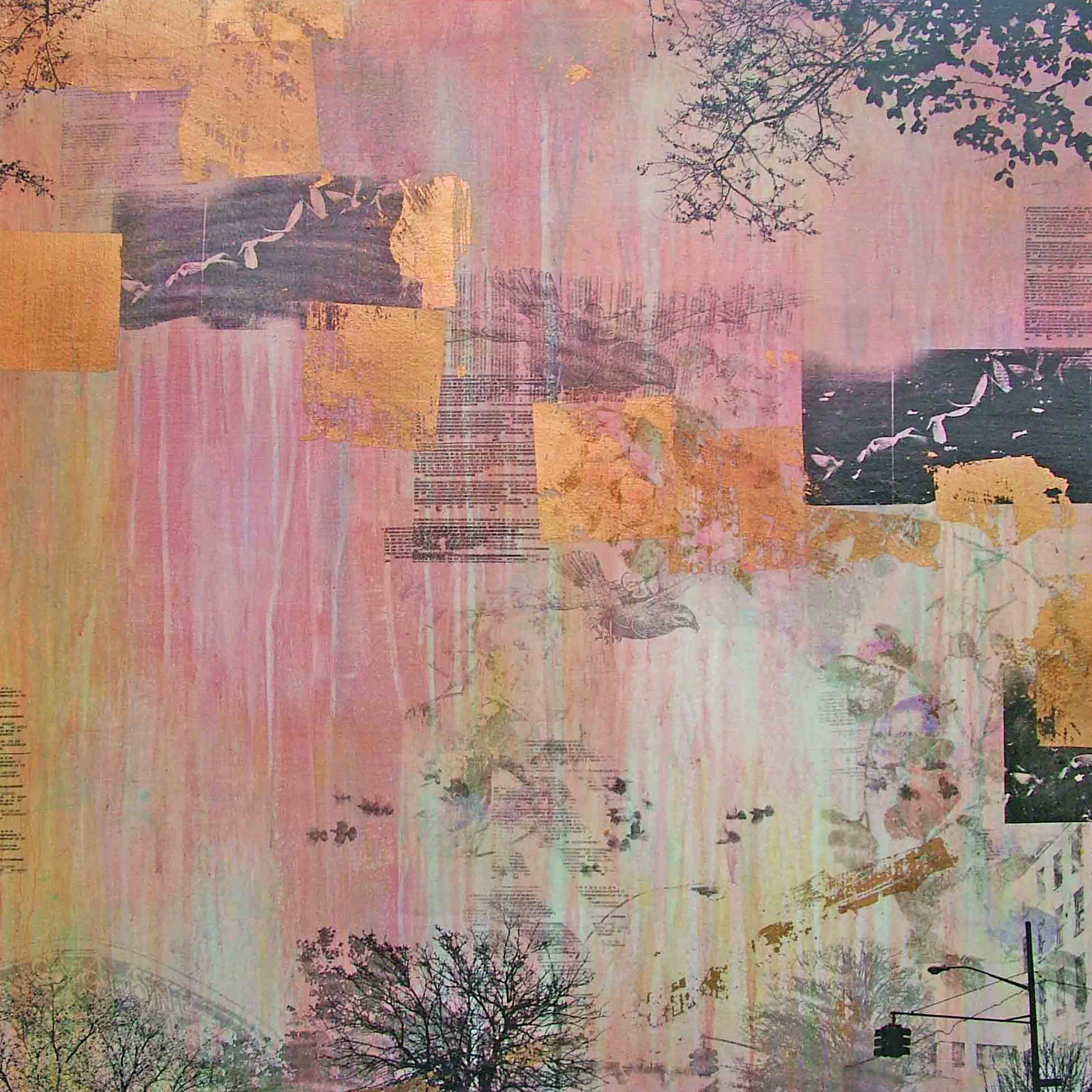 "Spring Cyclone" Painting Print on Canvas by Tracy Silva Barbosa, 32 ...
