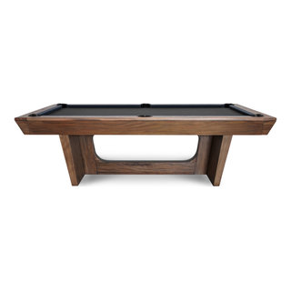 Kai 8' Slate Pool Table, Grey Walnut - Transitional - Game Tables - by ...
