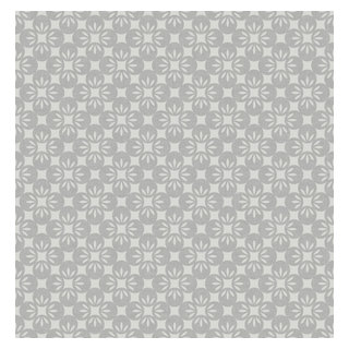Orbit Gray Floral Wallpaper - Contemporary - Wallpaper - by Brewster ...