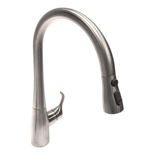 Kohler Simplice Single Handle Pull-Down Kitchen Faucet, Vibrant ...