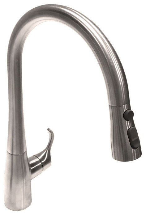 Kohler Simplice Single Handle Pull-Down Kitchen Faucet, Vibrant ...