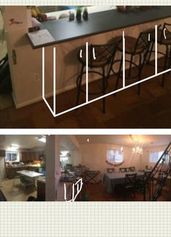 Should I remove bar from kitchen? | Houzz Forum