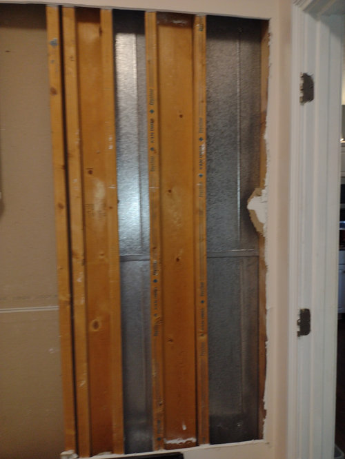 I want to put in in-between stud shelving...