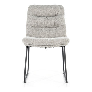 Upholstered Contemporary Dining Chair, Eleonora Danica - Transitional ...