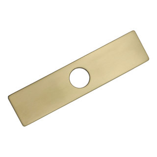 STYLISH Kitchen Sink Faucet Hole Cover Deck Plate in Brushed Gold ...
