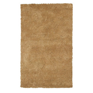 Bliss 1567 Gold Shag Rug, 9'x12' - Contemporary - Area Rugs - by ...