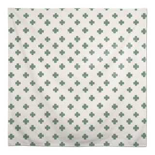 Swiss Cross Pattern Green 2 58x58 Tablecloth, 58x58 - Scandinavian ...