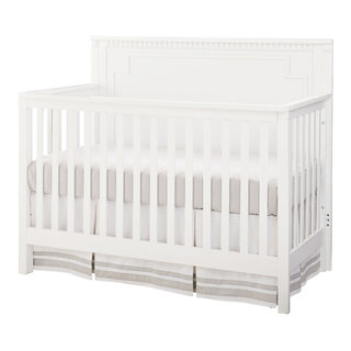 Emery 56"W Wood Convertible Crib Panel - Transitional - Cribs - by ...