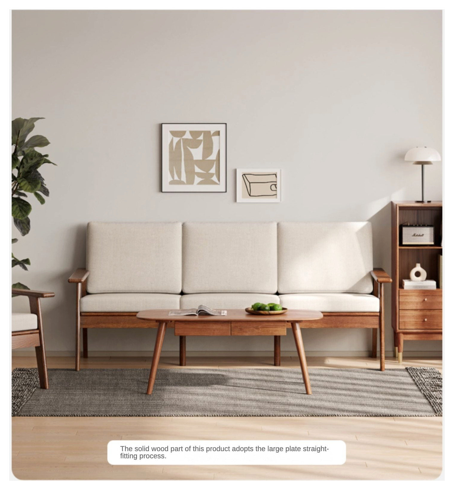 Oak Solid Wood Sofa Walnut Color - Transitional - Sofas - by GVAwood ...