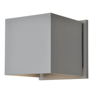 Access Square Bi-Directional Outdoor LED Wall Mount 20399LEDMG-SAT ...