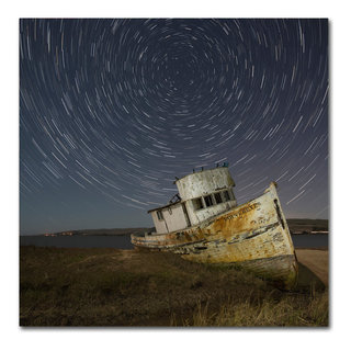 "Point Reyes I" Canvas Art by Moises Levy, 14"x14" - Traditional ...