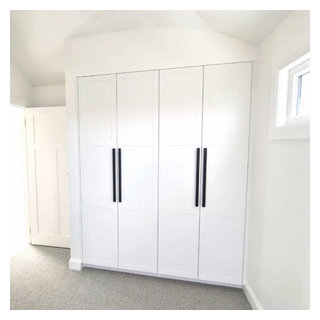 Hamptons style loft wardrobes - Wardrobe - by Wardrobes By Design ...