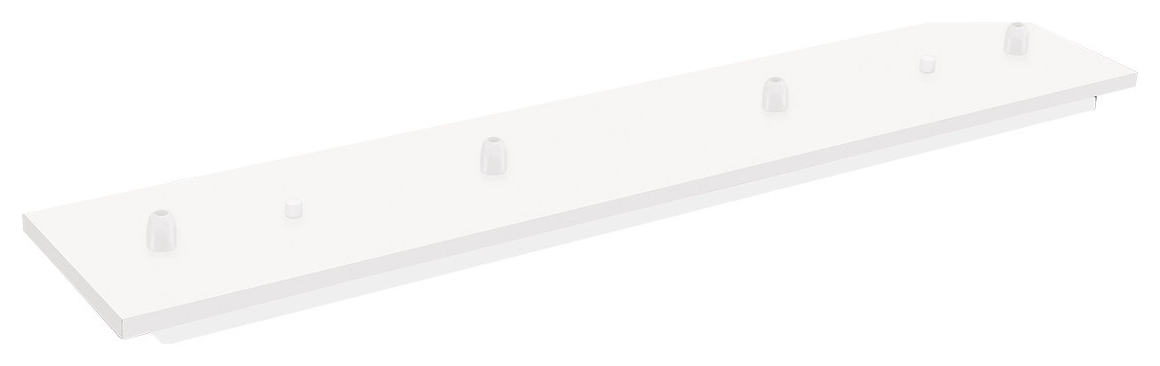 Multi-Port Canopy, 4 Ports, White - Contemporary - Lighting Hardware ...