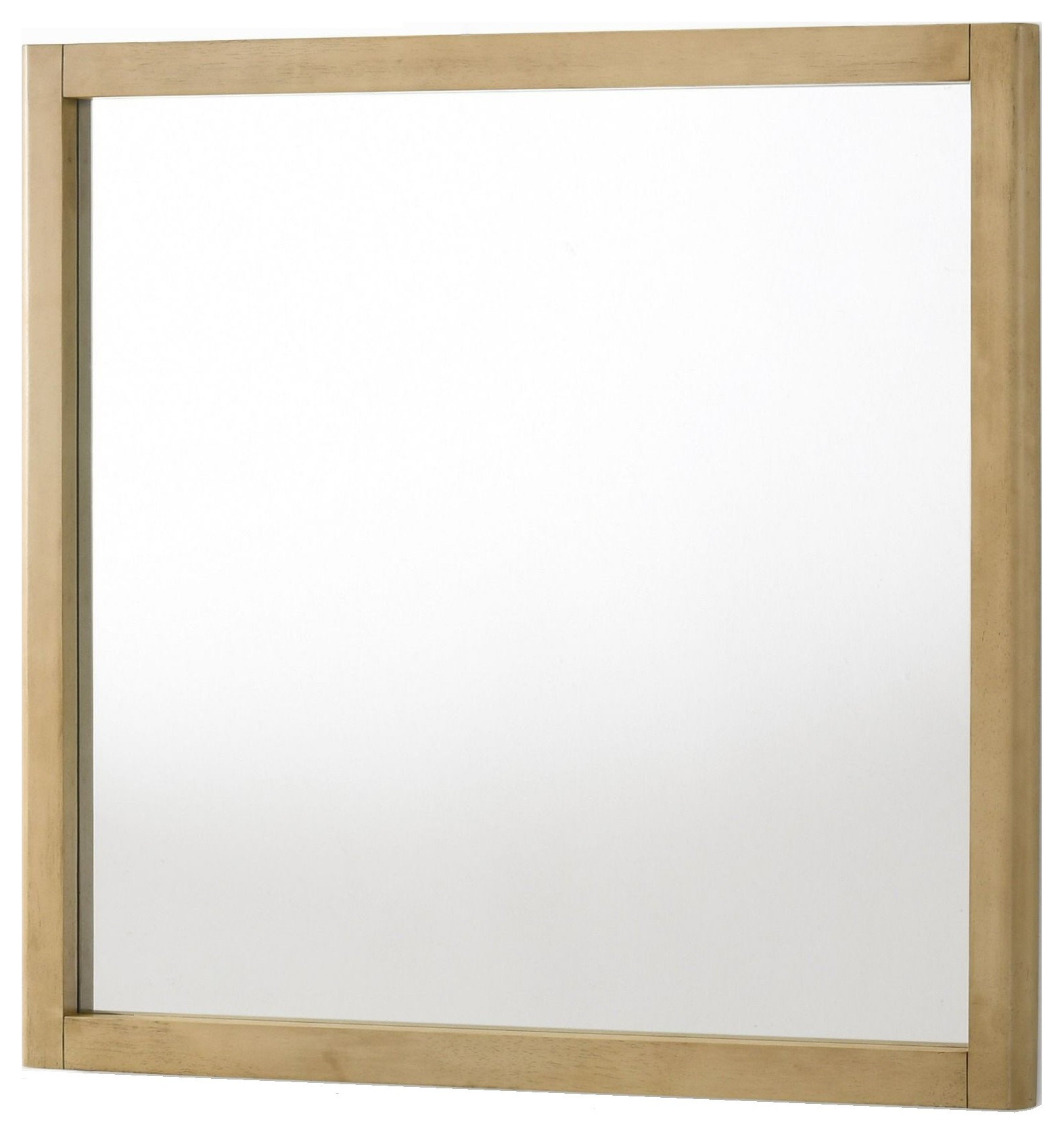 Nova Domus Santa Monica Modern Natural Oak Square Mirror - Transitional ...