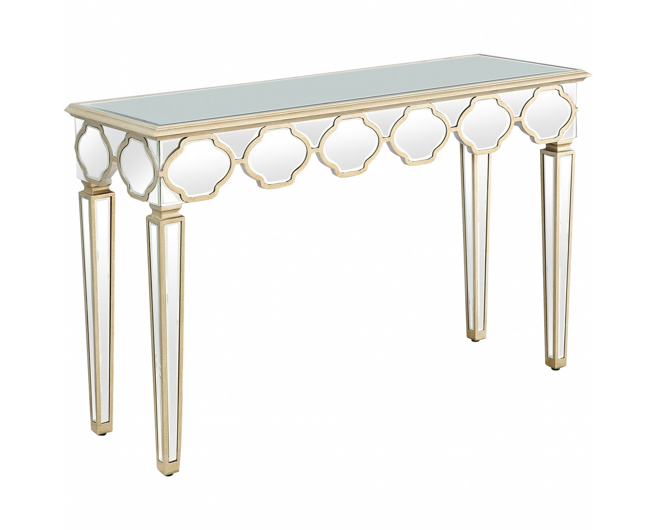 Scalloped Edge Console Table - Traditional - Console Tables - by ...
