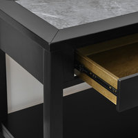 Garvine Gray Stone Top Sofa Table - Transitional - Console Tables - by ...