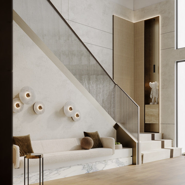 75 Wall Paneling Staircase Ideas You'll Love - March, 2025 | Houzz
