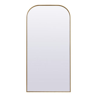 Elegant Decor Metal Frame Arch Full Length Mirror 35X72" - Contemporary ...