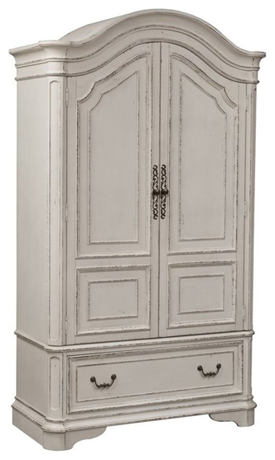 Magnolia Manor White Armoire - French Country - Armoires And Wardrobes ...