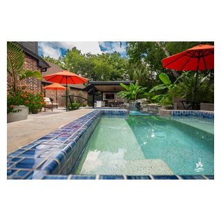 Tropical Rainforest - Asian - Pool - Dallas - by Selah Pools & Spas ...