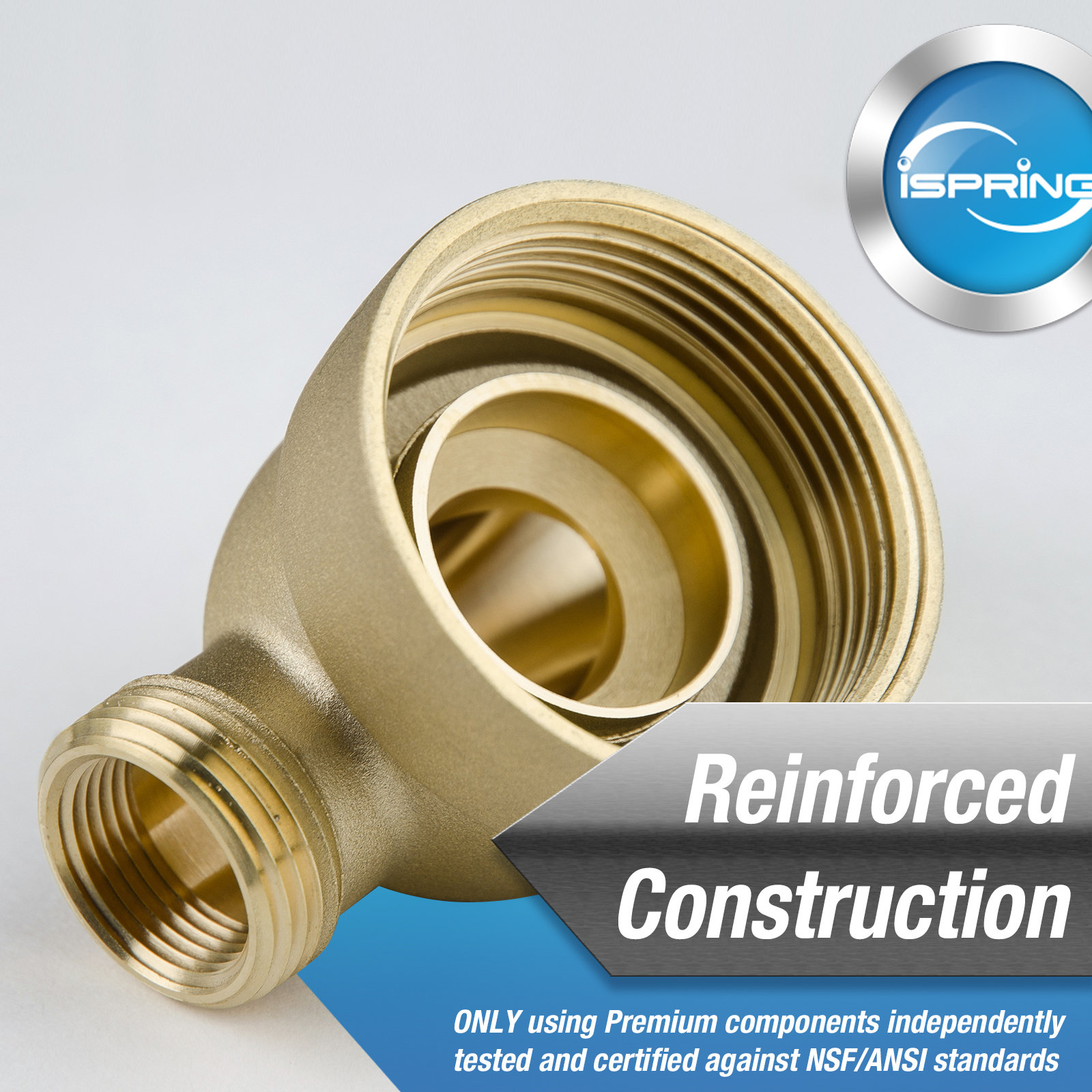 iSpring WSP Series Reusable Spin Down Sediment Water Filter, 100 Micron ...