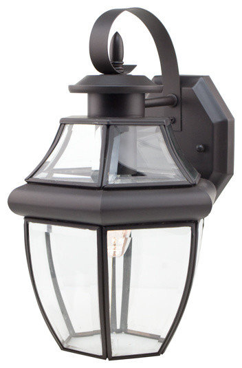 1 Light Coach Lantern - Traditional - Outdoor Wall Lights And Sconces ...