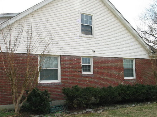 Siding color with old red brick? | Houzz Forum