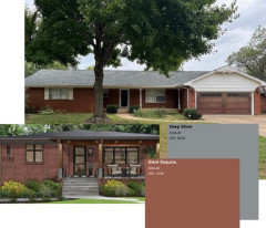 Exterior Trim Colors for Red Brick Ranch House