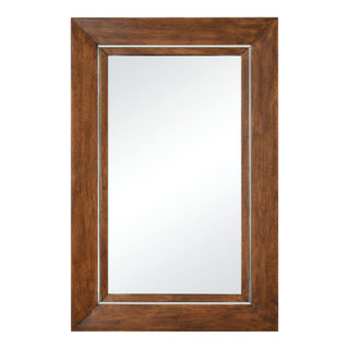 RYVYR M-MANHATTAN-20BK Manhattan 20-inch Mirror - Black - Transitional ...