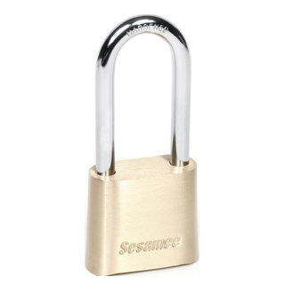 Sesamee K437 Long Shackle Combination Padlock with 2-1/4" Shackle ...