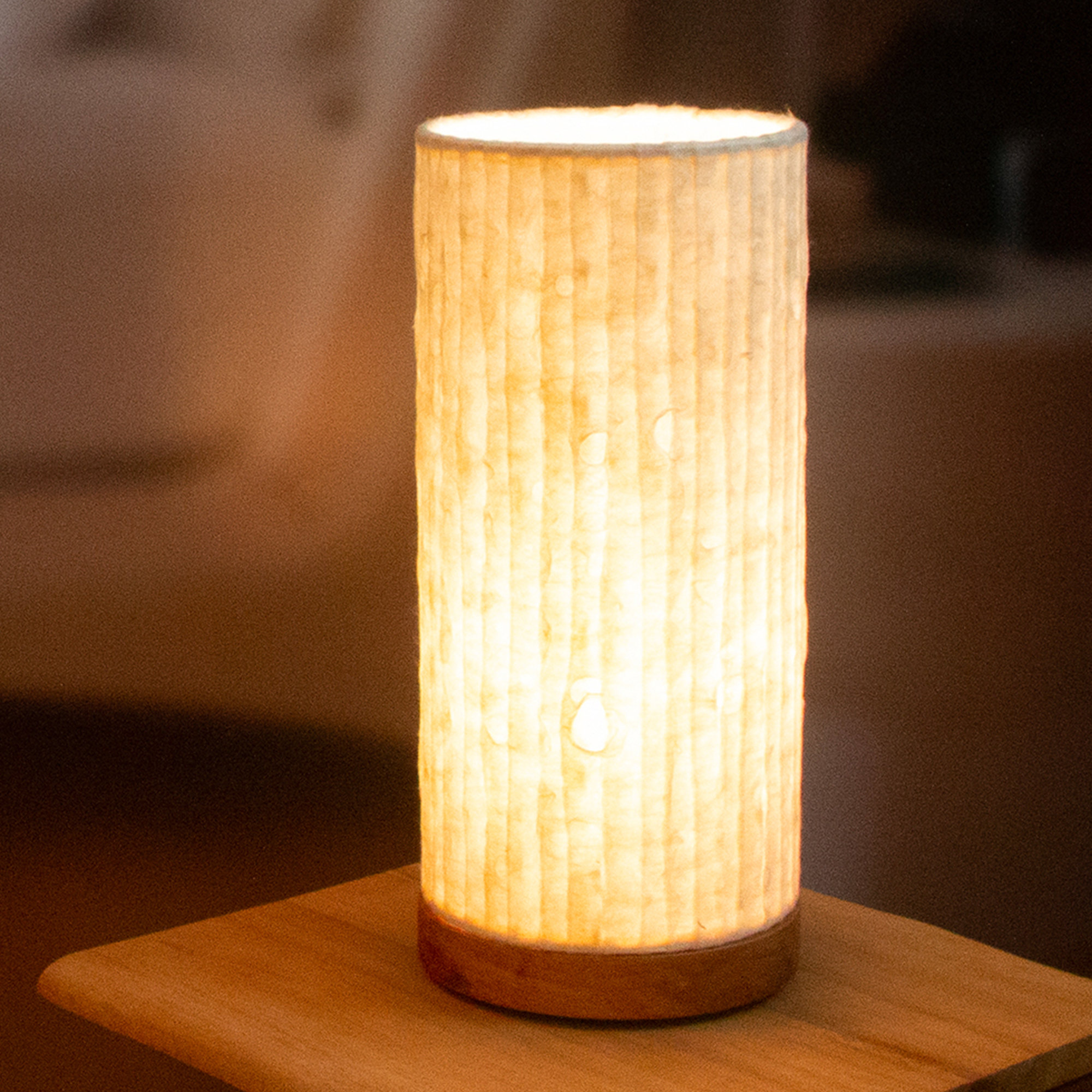 Paper Cylinder Lamp Table Lines - Transitional - Table Lamps - by ...