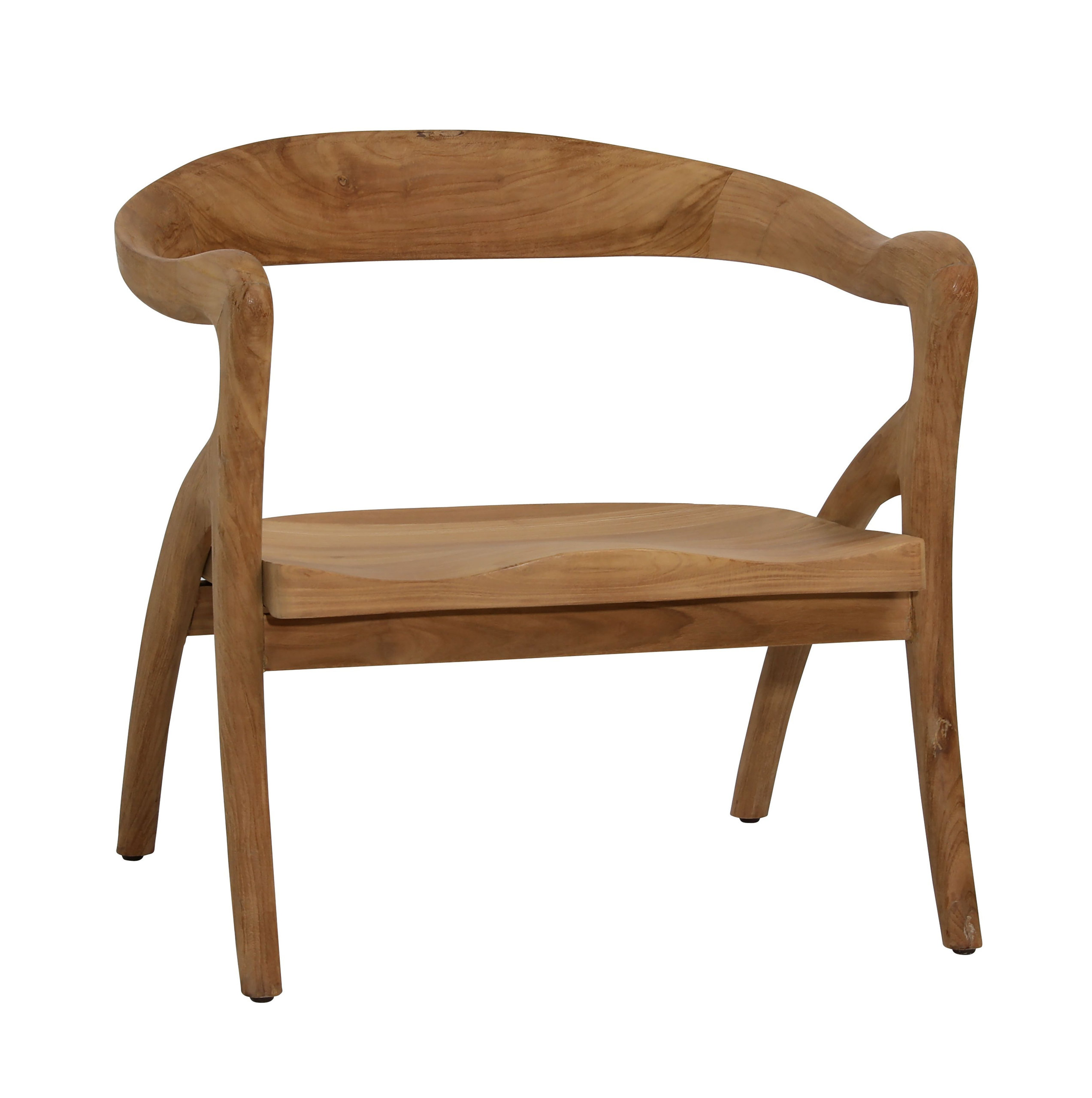Rain Upholstered Occasional Chair, Natural - Midcentury - Armchairs And ...