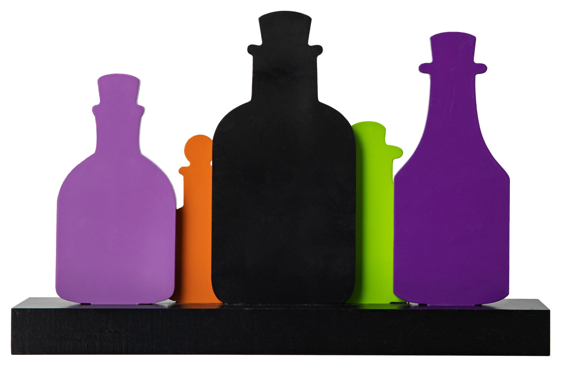 14"L Halloween Poison Bottles Table decor - Traditional - Holiday ...