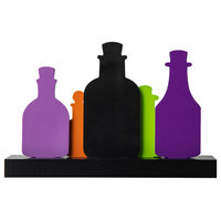 14"L Halloween Poison Bottles Table decor - Traditional - Holiday ...