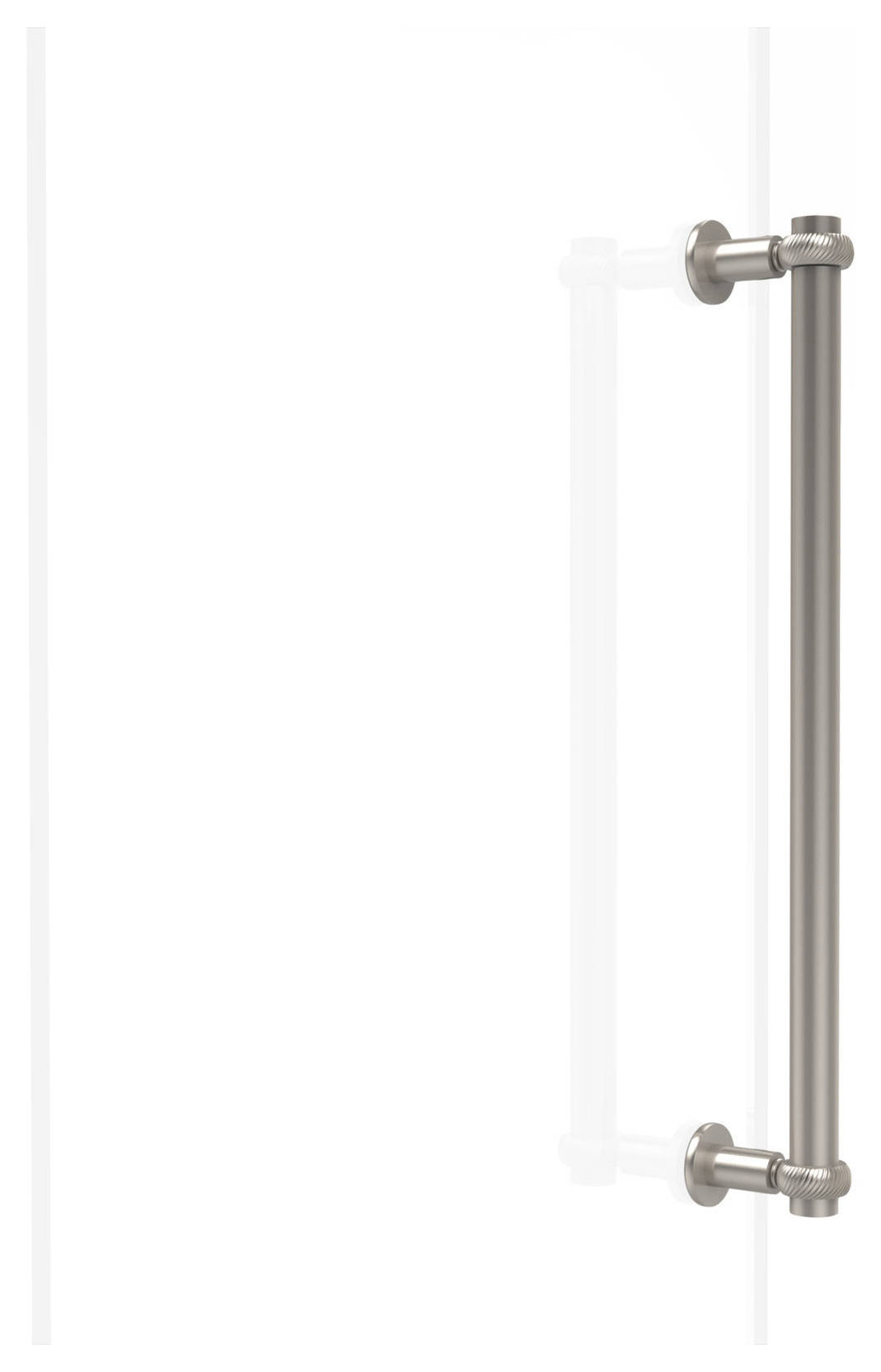 Contemporary 18" Back To Back Shower Door Pull - Traditional - Shower ...
