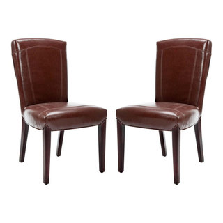 Ken 19''H Leather Side Chair (Set Of 2), Hud8200A-Set2 - Transitional ...