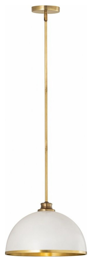 1 Light Pendant In Transitional Style-9 Inches Tall and 14 Inches Wide ...