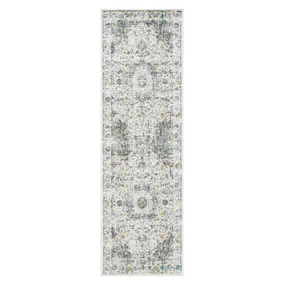 Traditional Medallion Verona Rug, 2'x6' - Contemporary - Hall And Stair ...