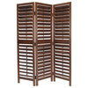 Low Venetian Screen, Brown - Transitional - Screens And Room Dividers ...