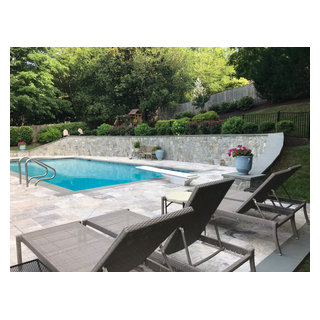 Potomac Backyard Makeover - Contemporary - Patio - DC Metro - by Great ...