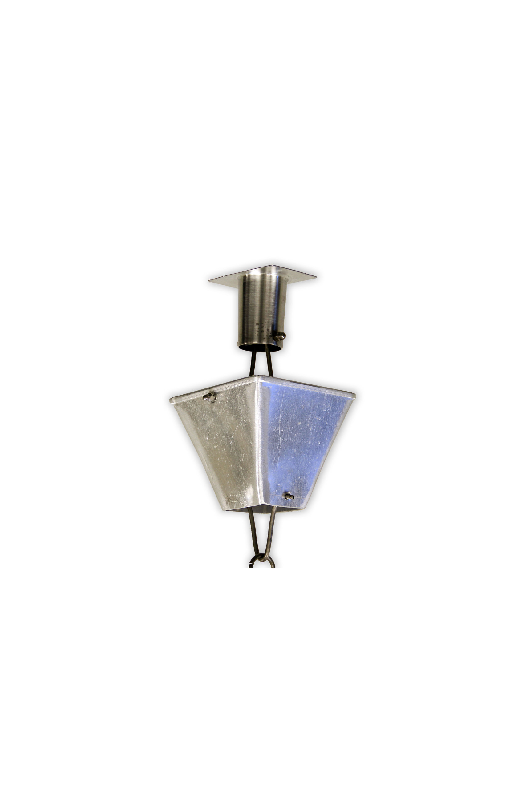 Extra Large Aluminum Square Cups Rain Chain With Installation Kit, 11 ...