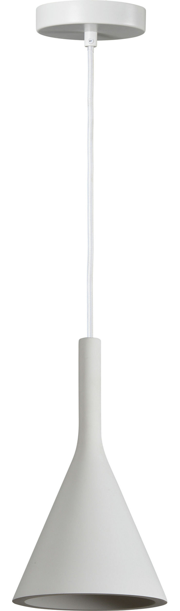 Hottah White Gypsum Ceiling Fixture - Modern - Pendant Lighting - by ...