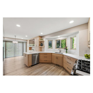 Showplace EVO Frameless Milan Kitchen & Laundry in Natural Maple ...