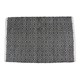 DII Black Rug Diamond 2'x3' - Contemporary - Area Rugs - by Design ...