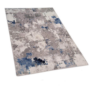 Amalfi Modern Marble Pattern Indoor Area Rug Accent Rug Carpet, 7x13 ...