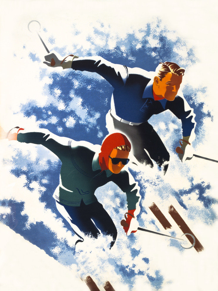 Jantzen by Binder Print, 36" x 46" - Contemporary - Prints And Posters ...