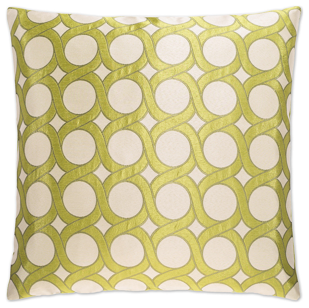 Belle Curve Pillow - Citrine, 24" x 24" - Contemporary - Decorative ...