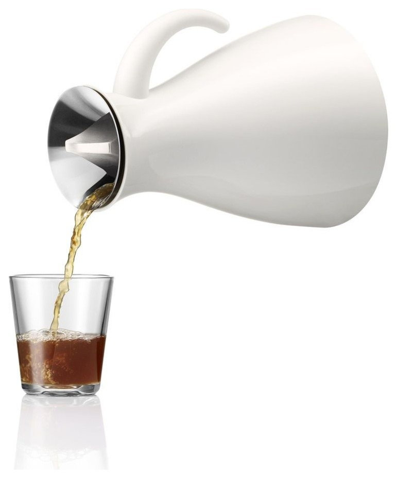 Eva Solo Wide Base Vacuum Jug, White - Contemporary - Pitchers - by ...