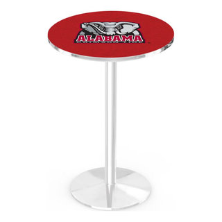 Holland L214 University of Alabama Elephant 36x28" Pub Table - Chrome ...
